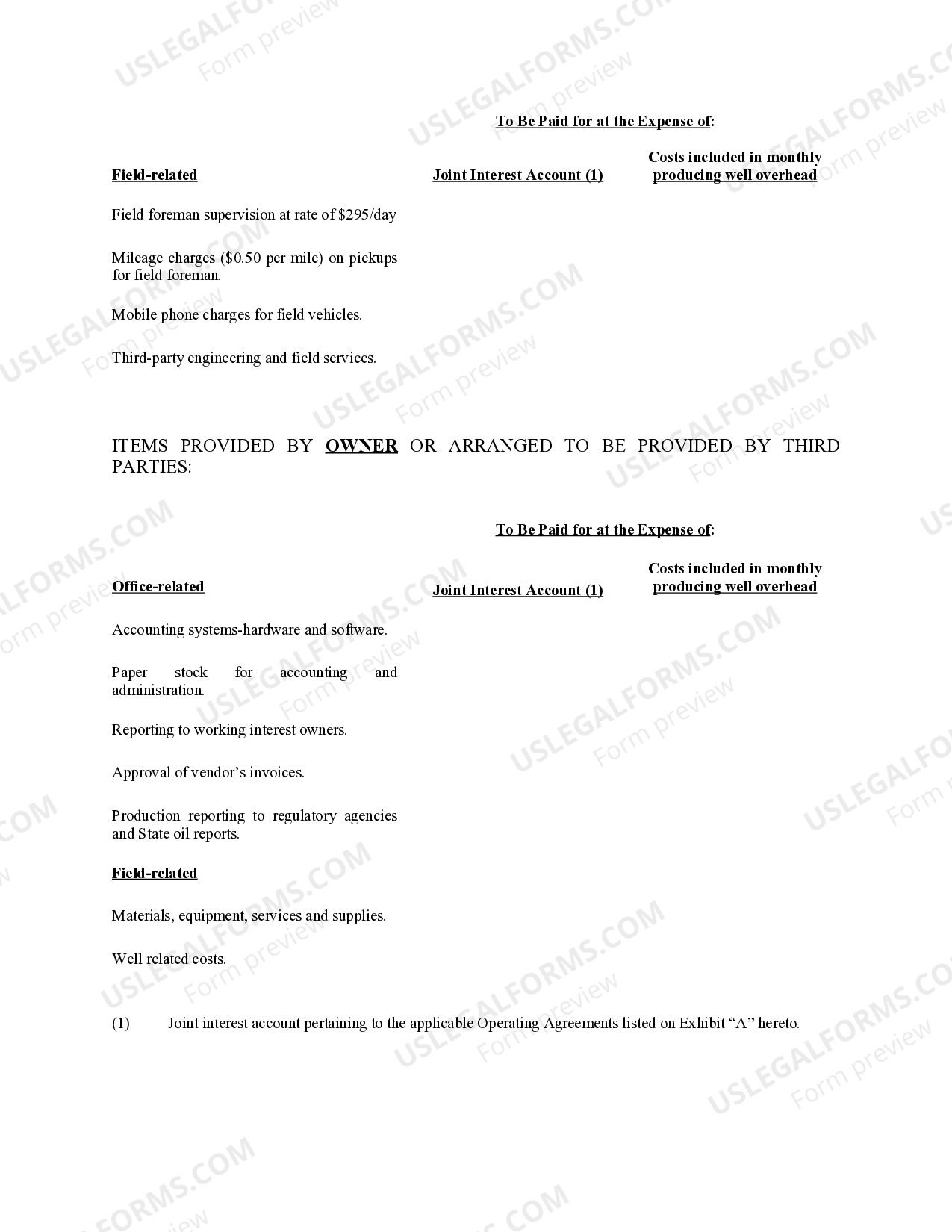 Sub-Operating Agreement | US Legal Forms