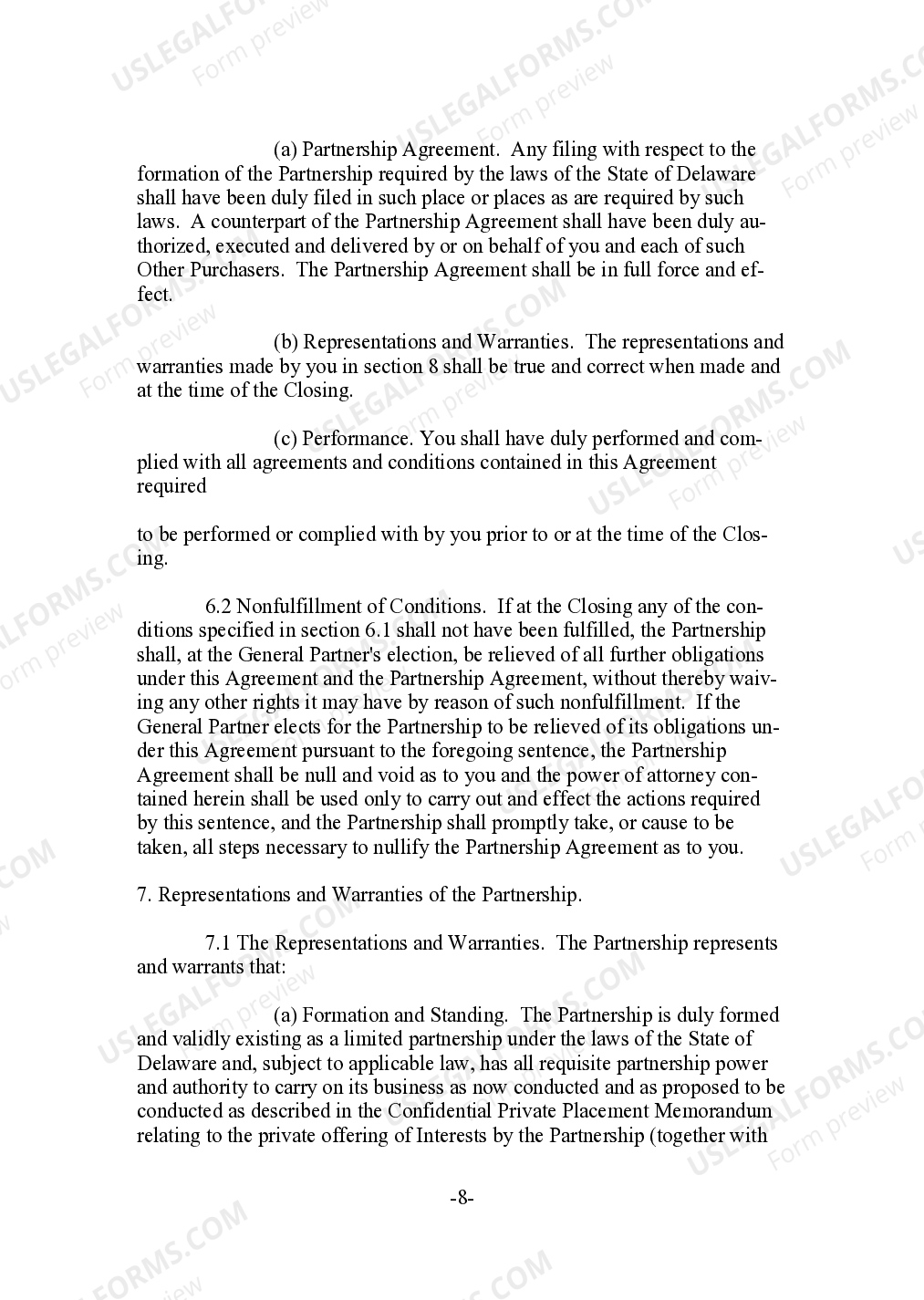 Subscription Agreement for an Equity Fund - Equity Subscription ...