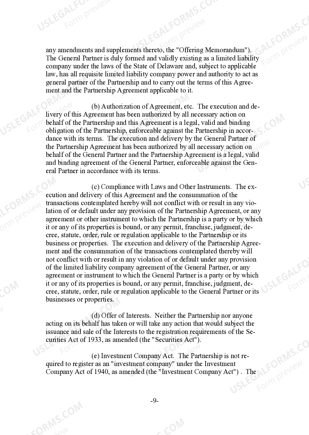 Subscription Agreement for an Equity Fund - Equity Subscription ...