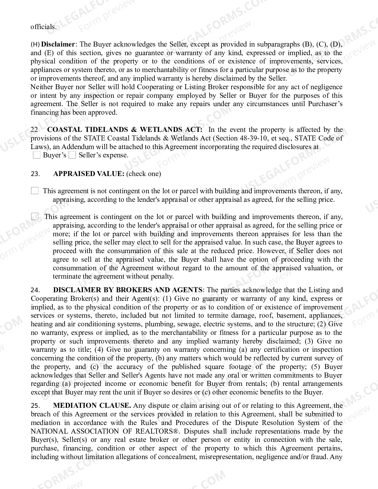 Agreement to Buy and Sell Real Estate Assumption of Mortgage | US Legal ...