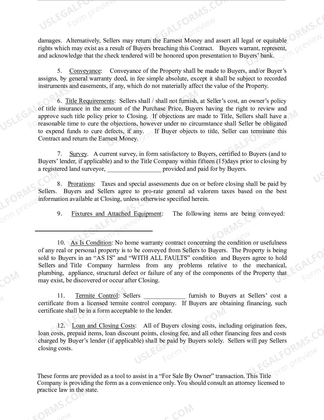 Real Estate Contract | US Legal Forms