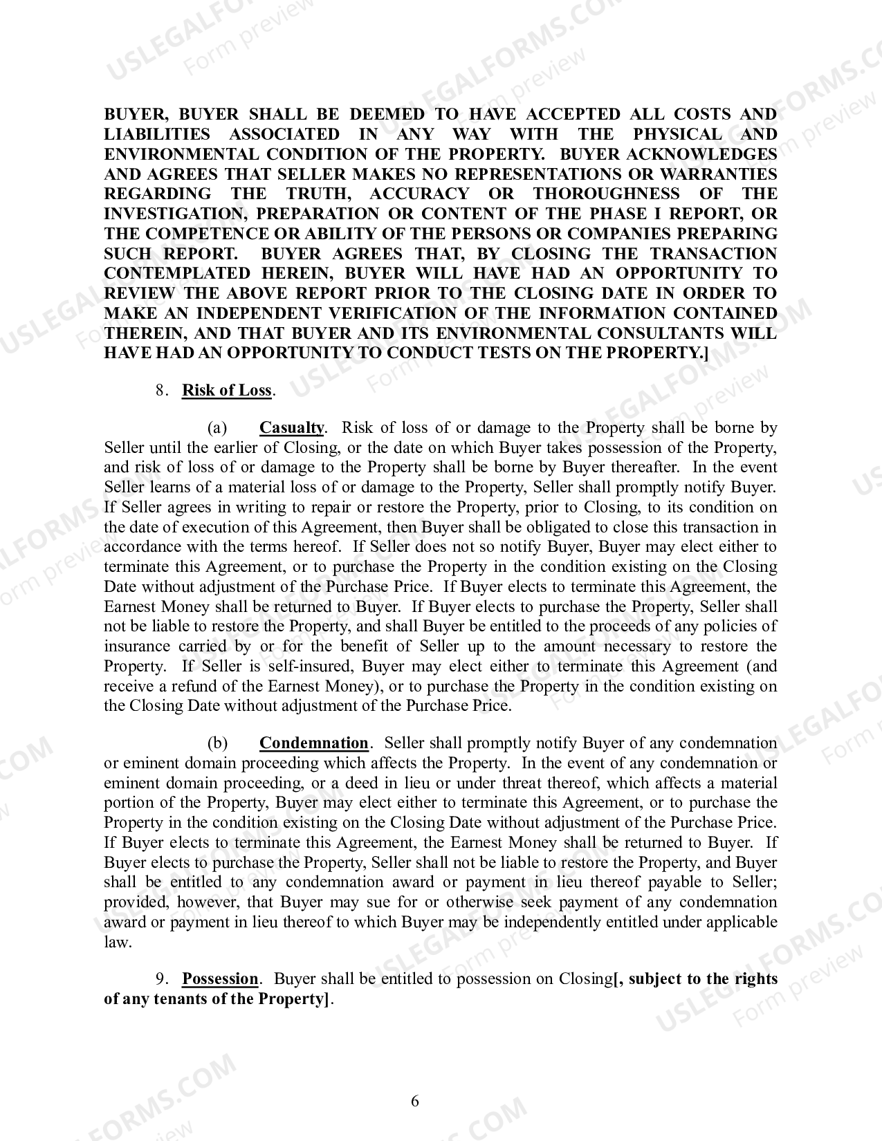 Real Estate Purchase and Sale Agreement and Joint Escrow Instructions ...