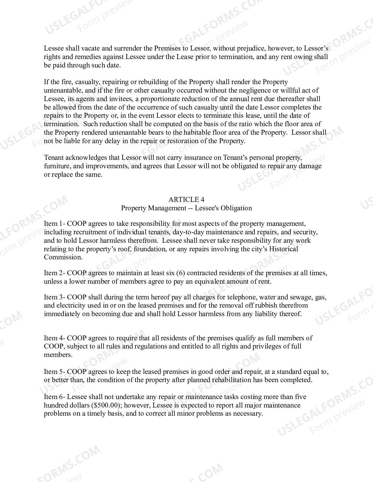 Master Lease Agreement - Master Lease Pros And Cons | US Legal Forms