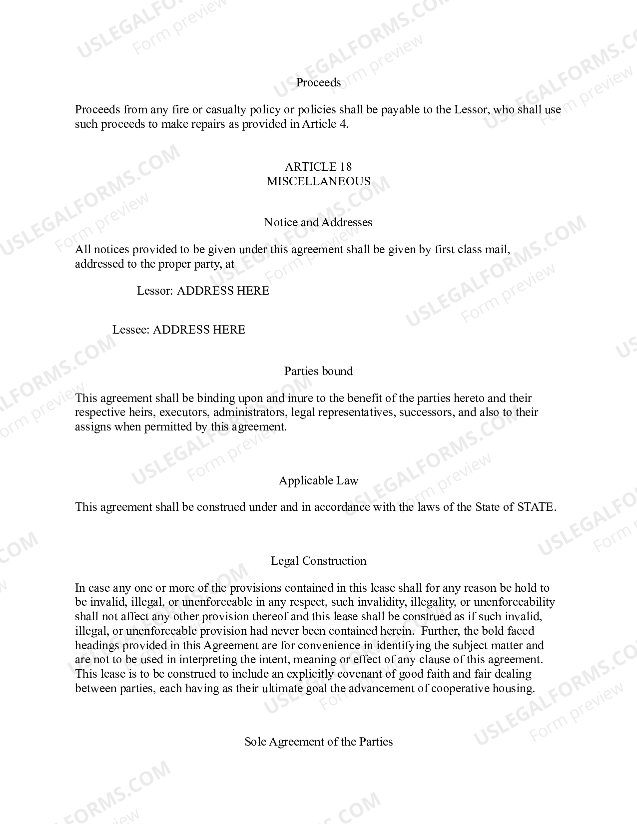 Master Lease Agreement - Master Lease Pros And Cons | US Legal Forms