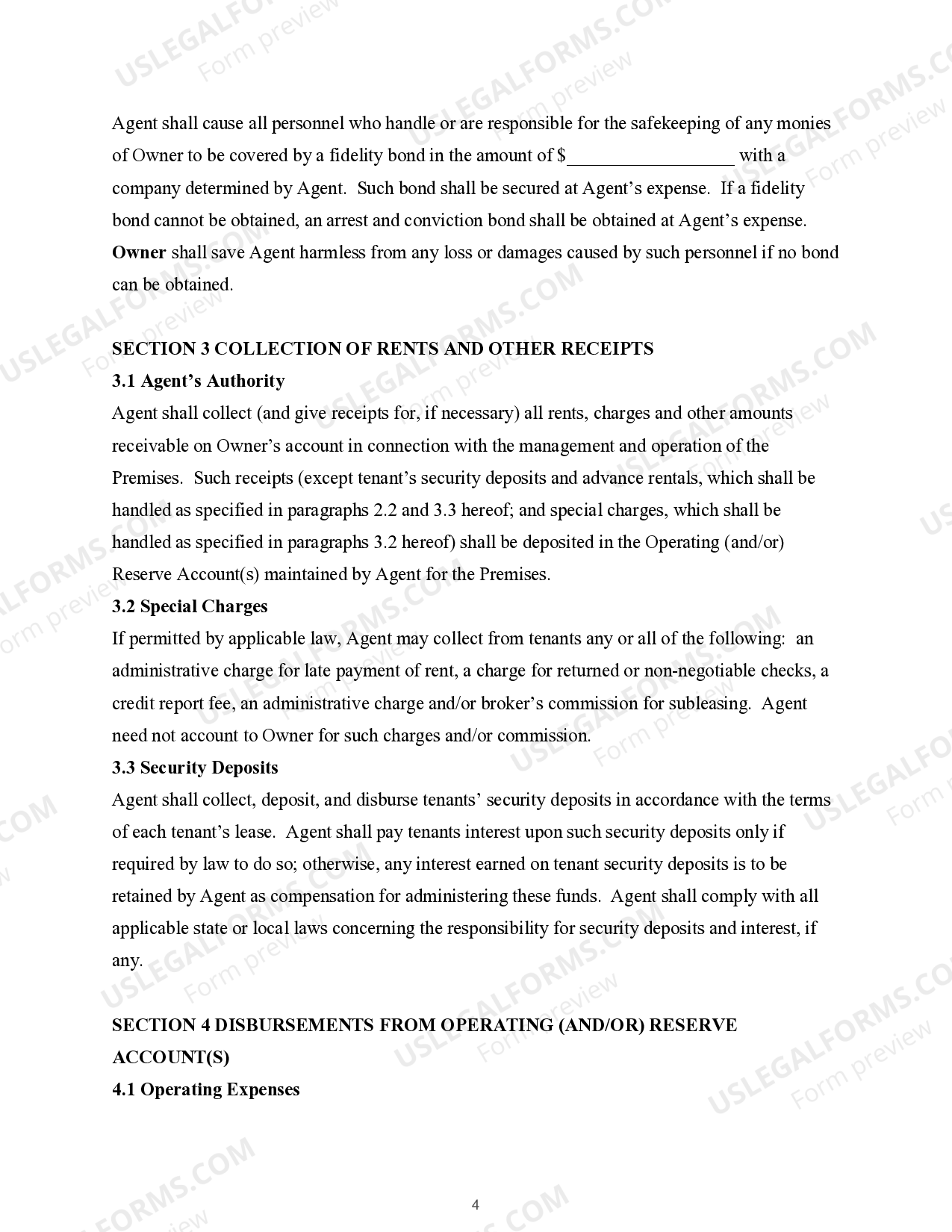 Property Management Agreement for Real Estate Owners | US Legal Forms