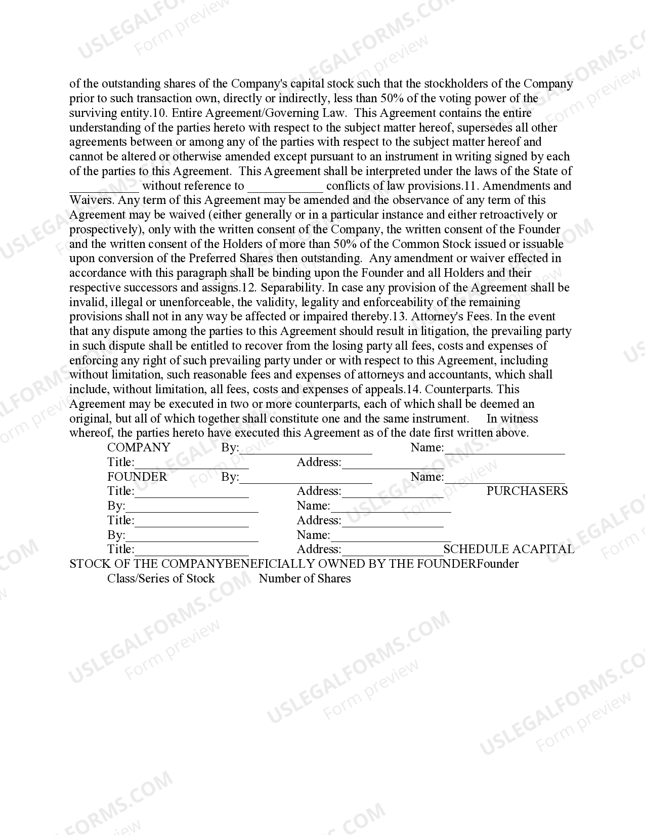 Right of First Refusal and Co-Sale Agreement - First Right Of Refusal ...