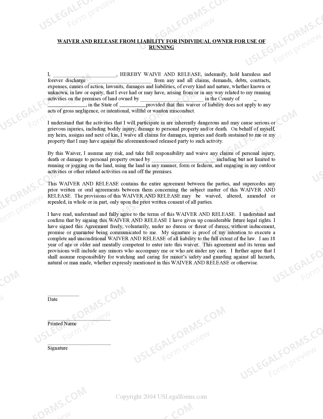 Adult Waiver/Release _ What Is a Waiver? Definition, Uses, Examples ...