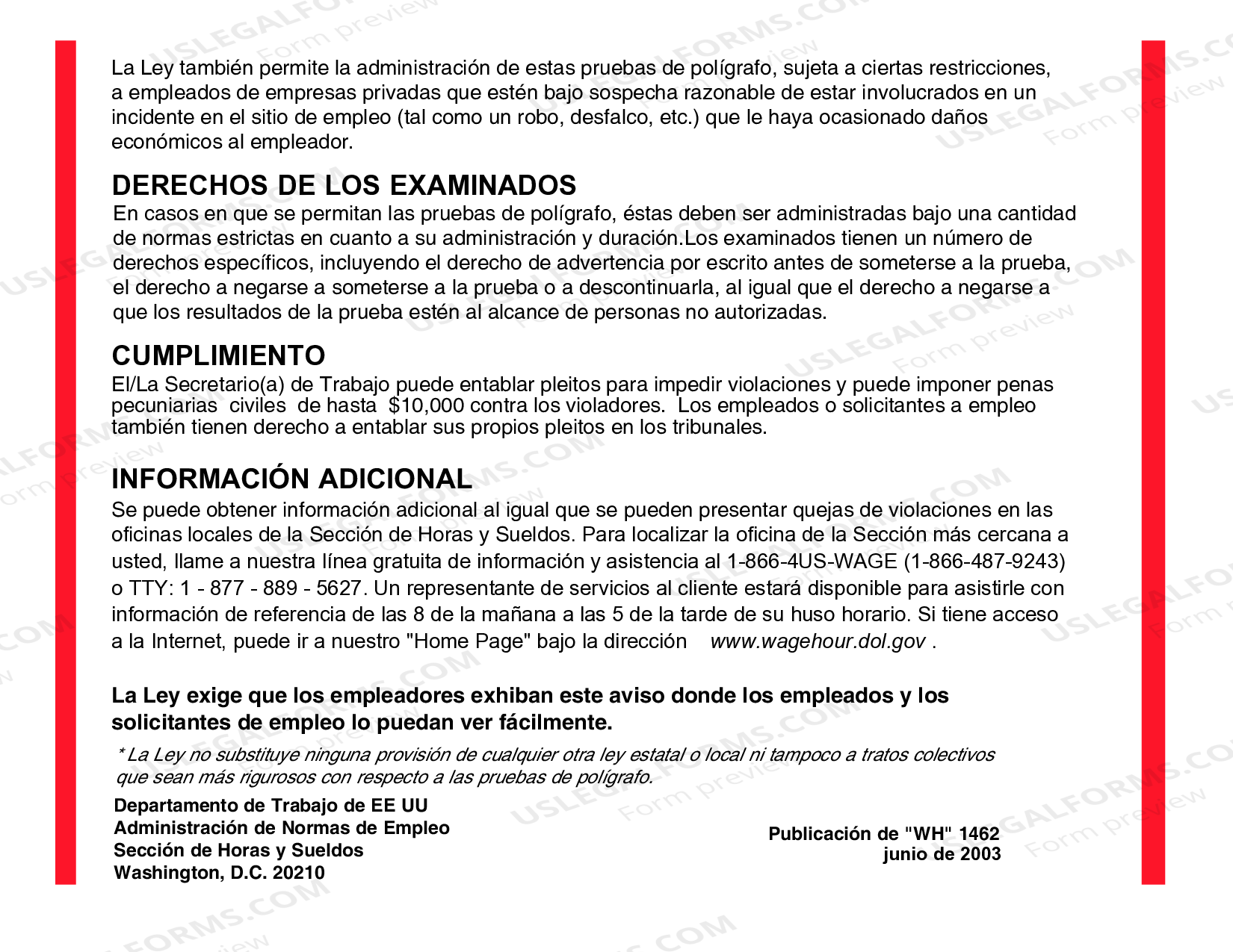 Kings New York Employee Polygraph Protection Act EPPA Poster | US Legal ...