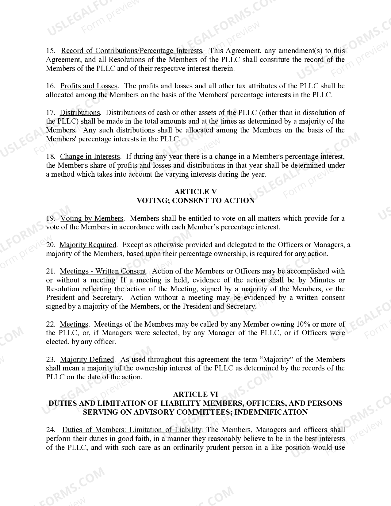 Utah Professional Limited Liability Company PLLC Formation Package ...