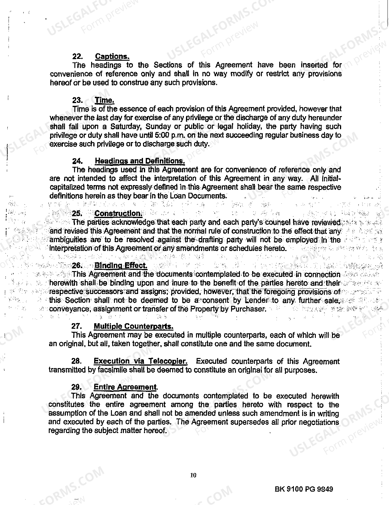 Utah Assumption and Loan Modification Agreement | US Legal Forms