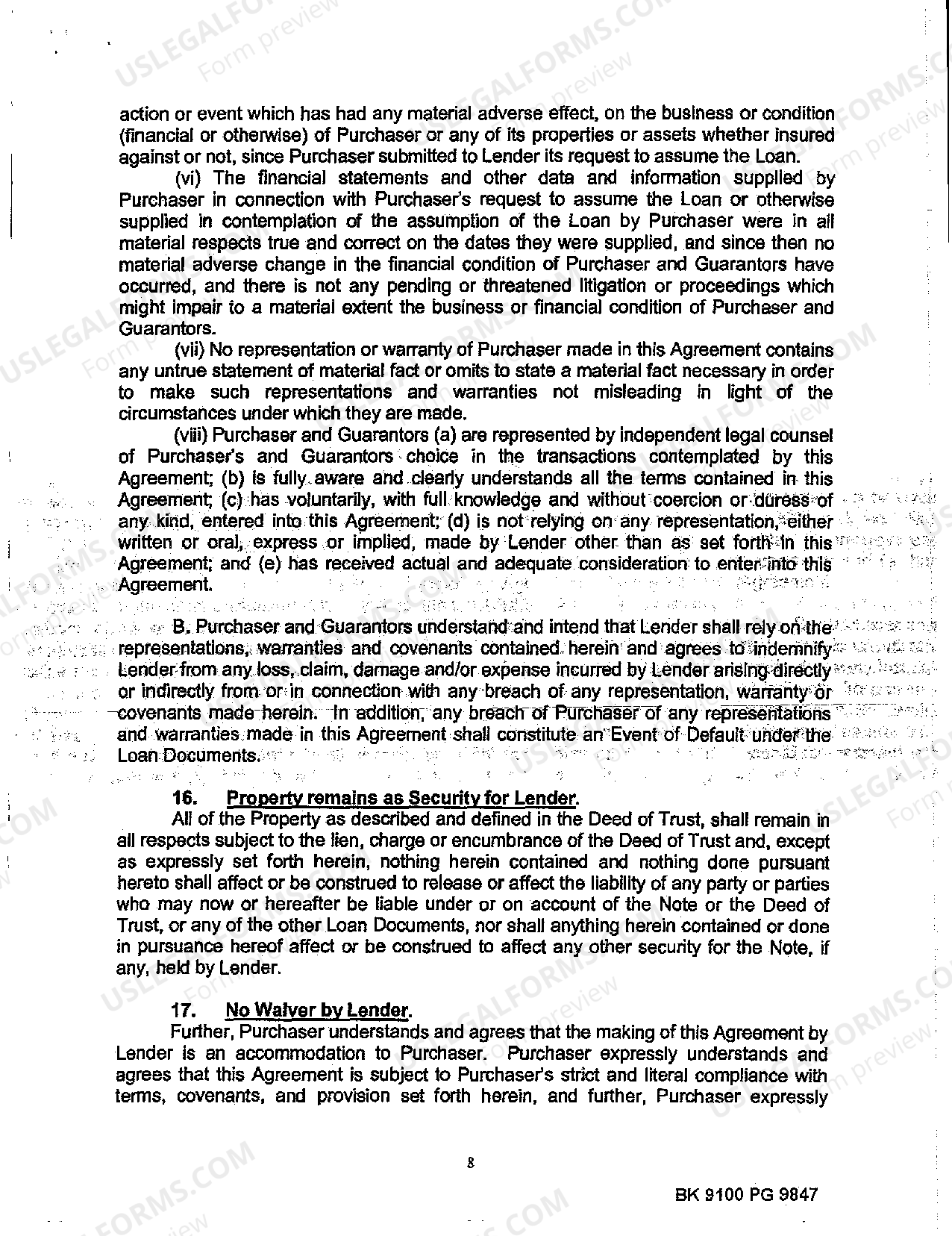 Utah Assumption and Loan Modification Agreement | US Legal Forms