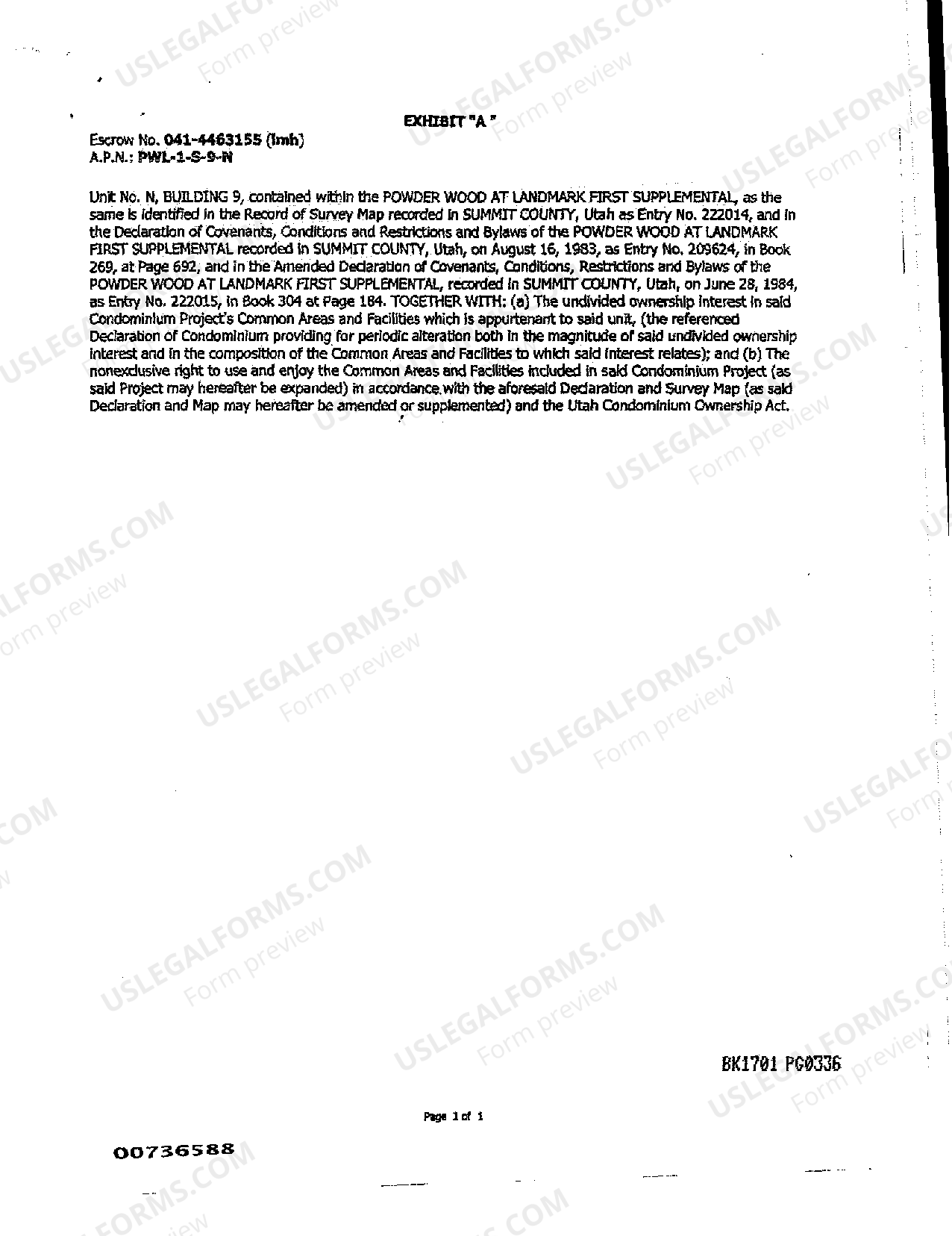 Affidavit Of Successor Trustee Utah Without Probate | US Legal Forms