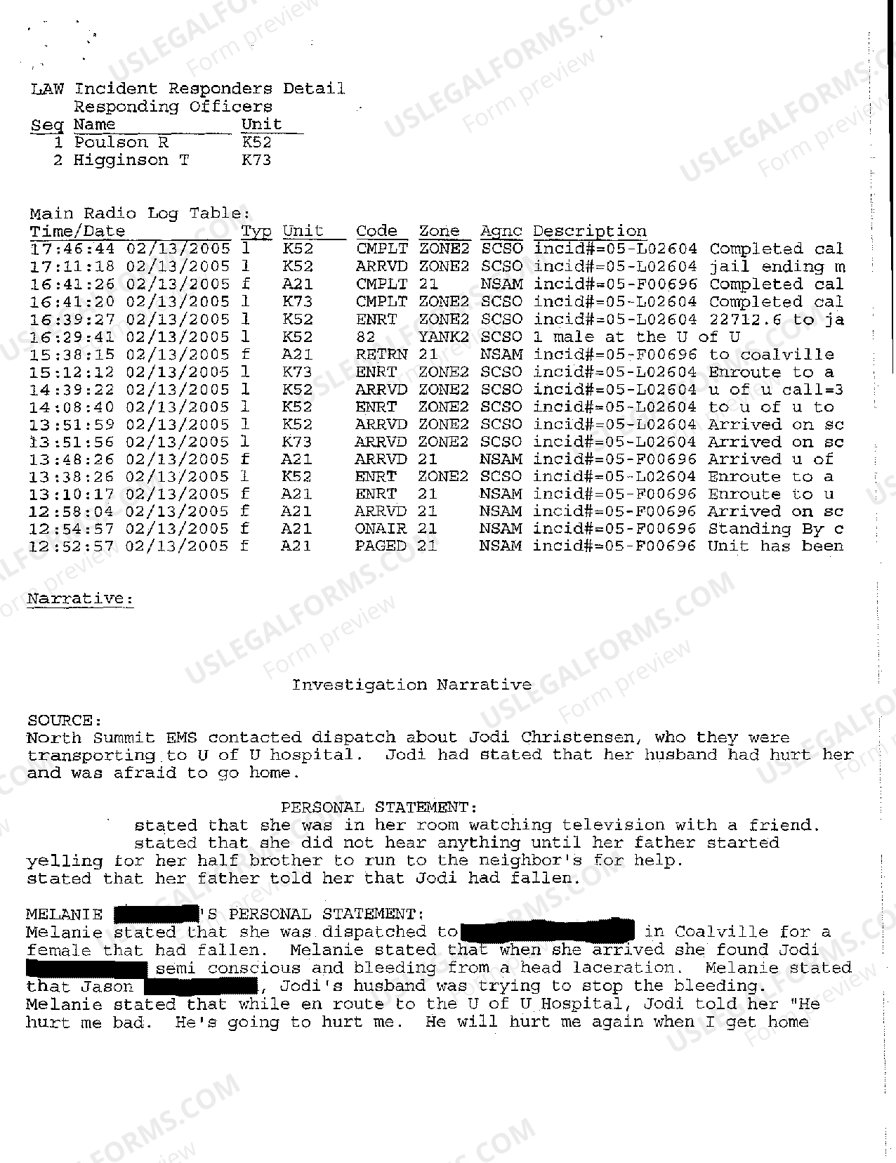 Utah Voluntary Statement - Voluntary Statement | US Legal Forms