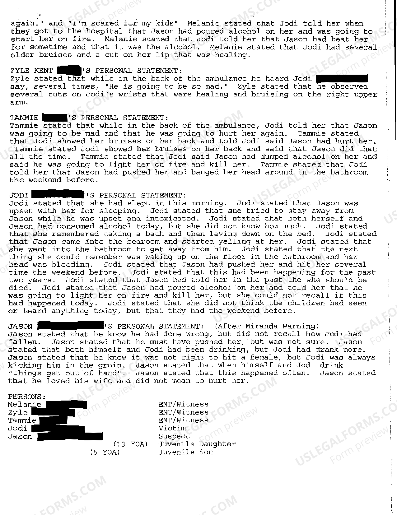 Utah Voluntary Statement - Voluntary Statement | US Legal Forms