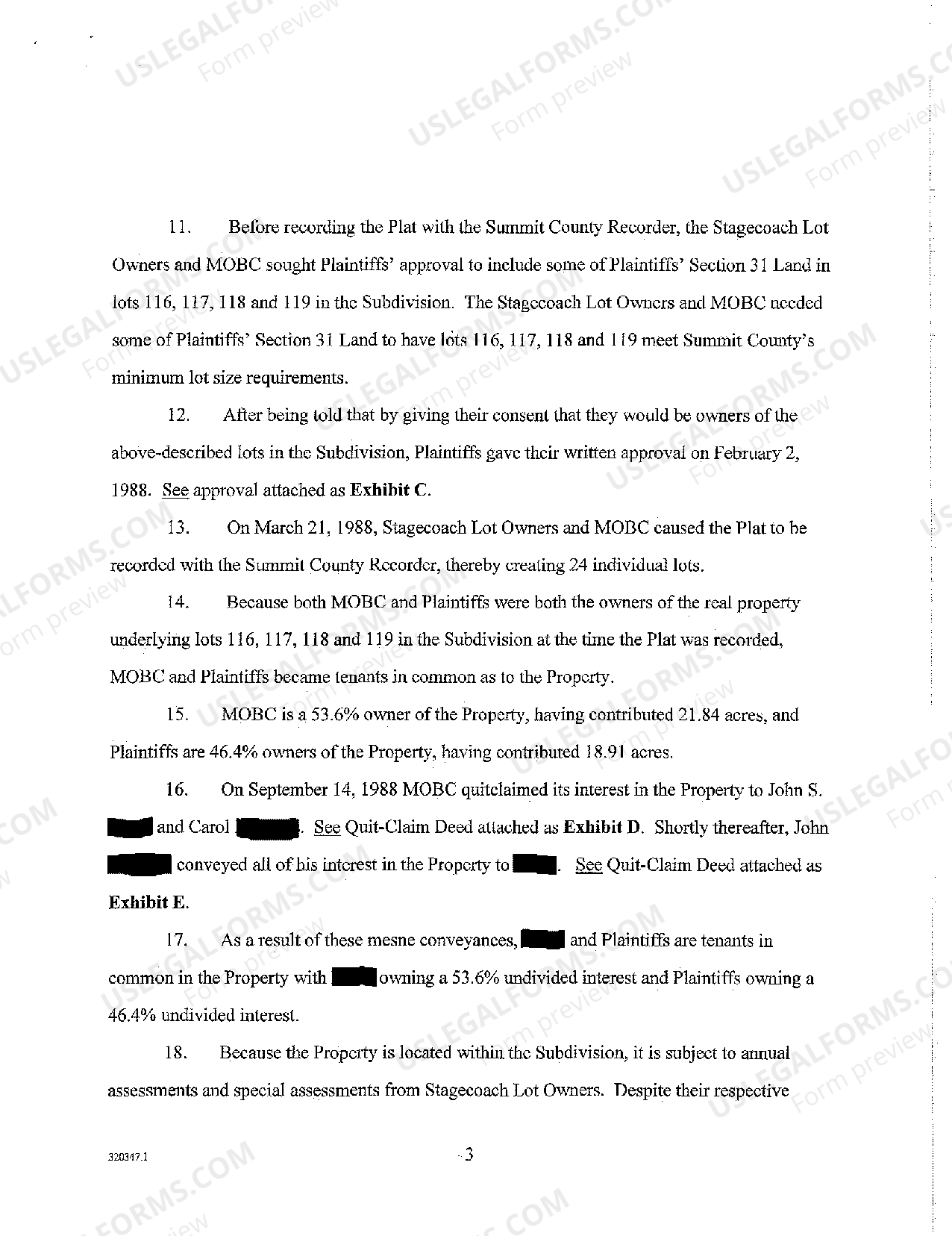 Utah Complaint to Quiet Title - Quiet Title Action Utah | US Legal Forms