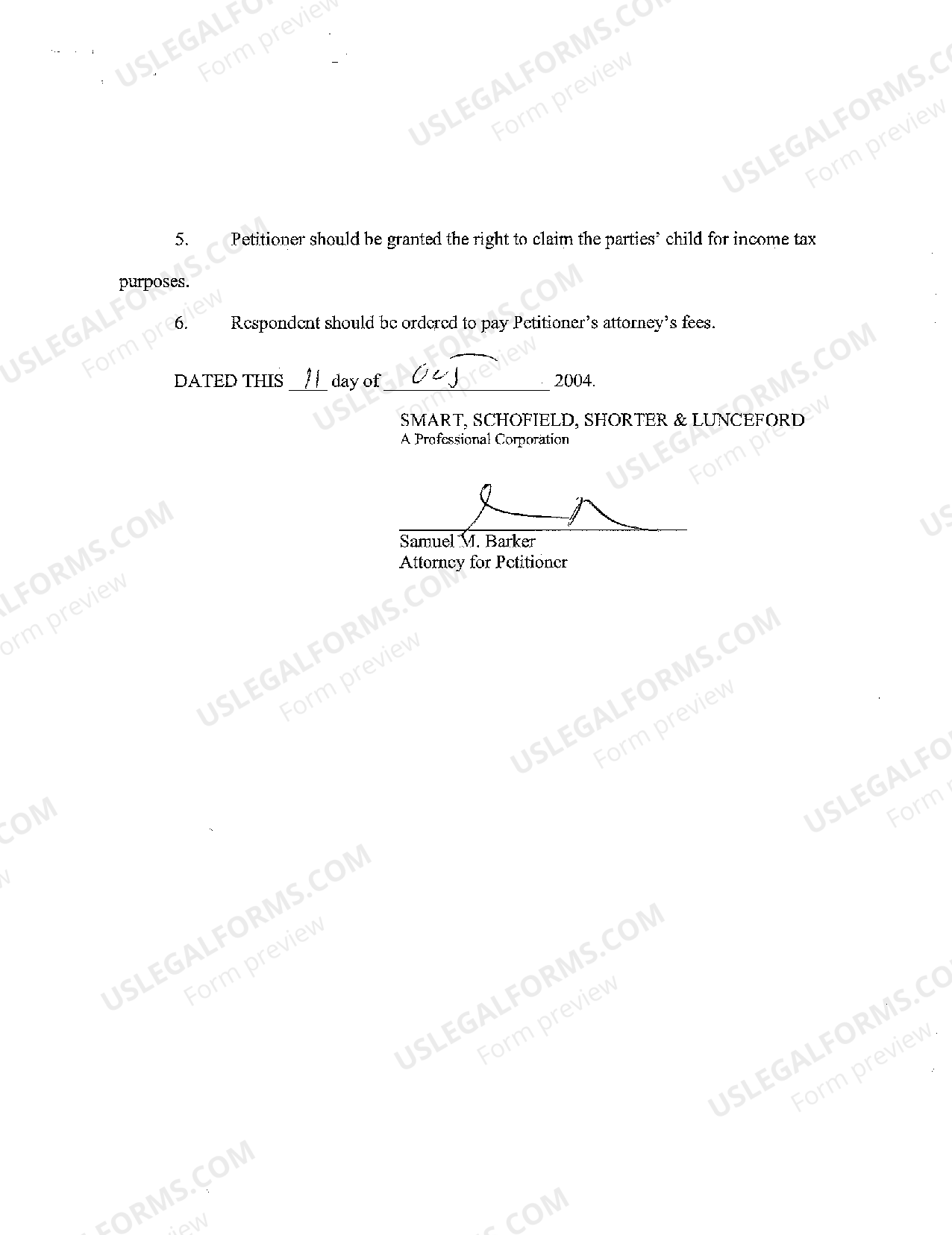 Utah Petitioner's Proposed Pretrial Order and Request for Pretrial ...