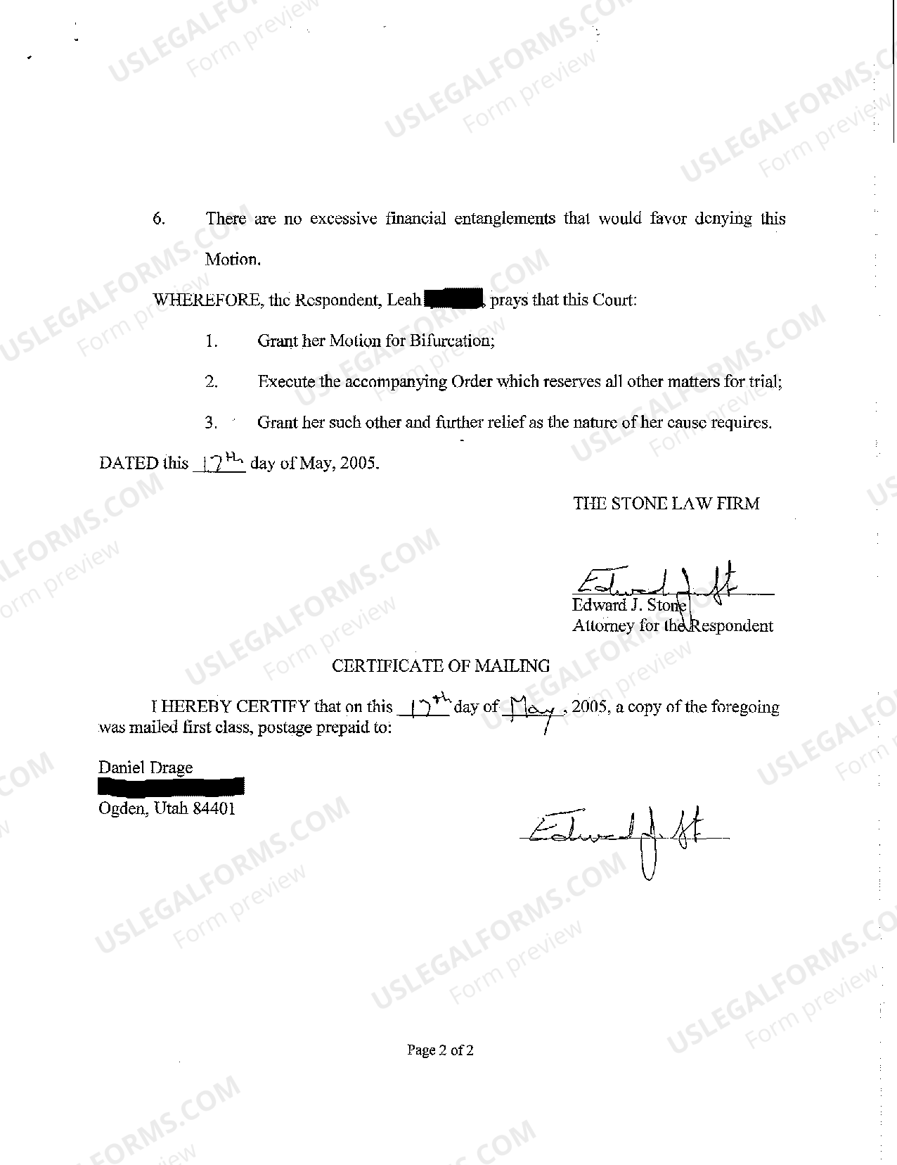 Motion To Bifurcate Criminal Trial US Legal Forms