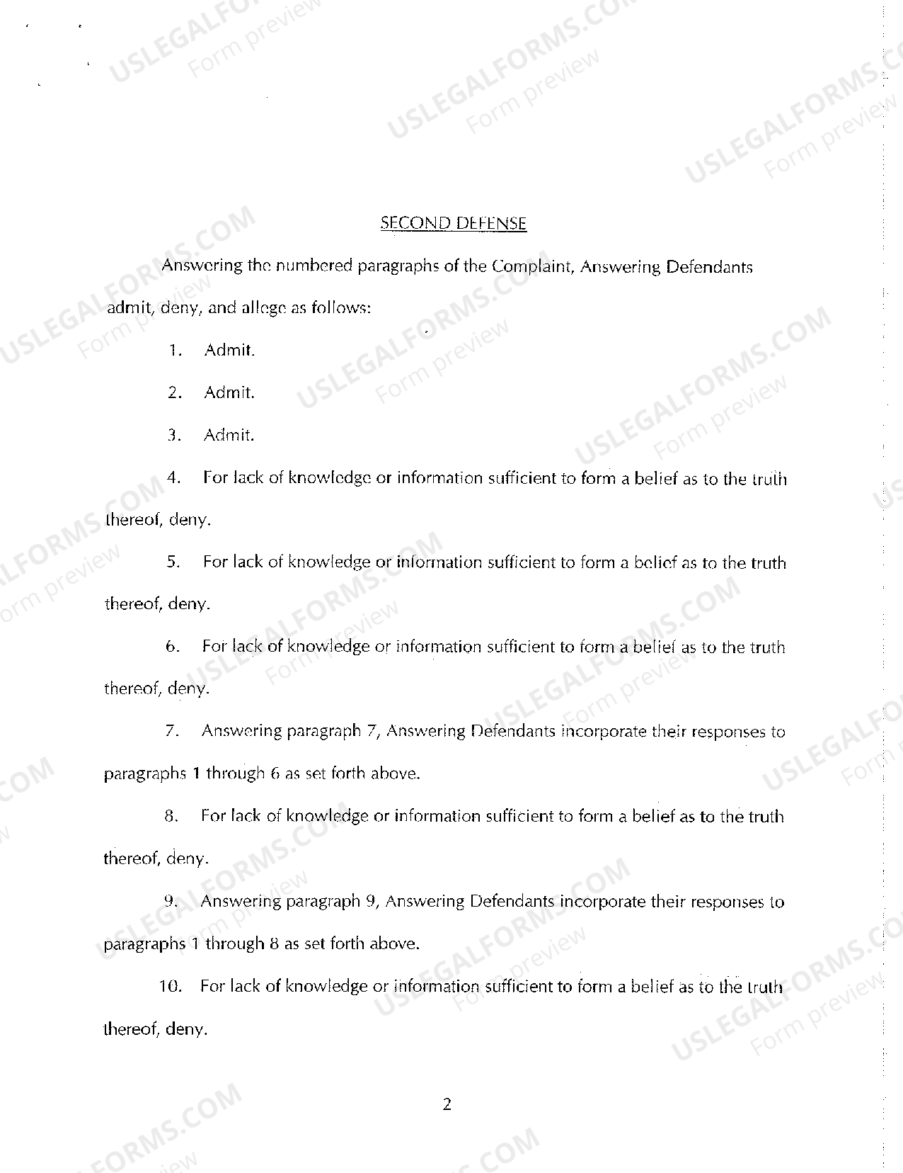 Utah Answer and Cross Claim | US Legal Forms