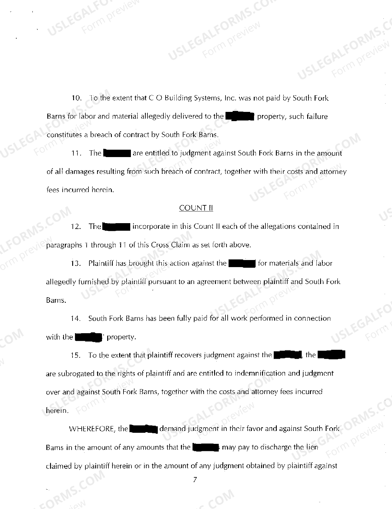 Utah Answer and Cross Claim | US Legal Forms