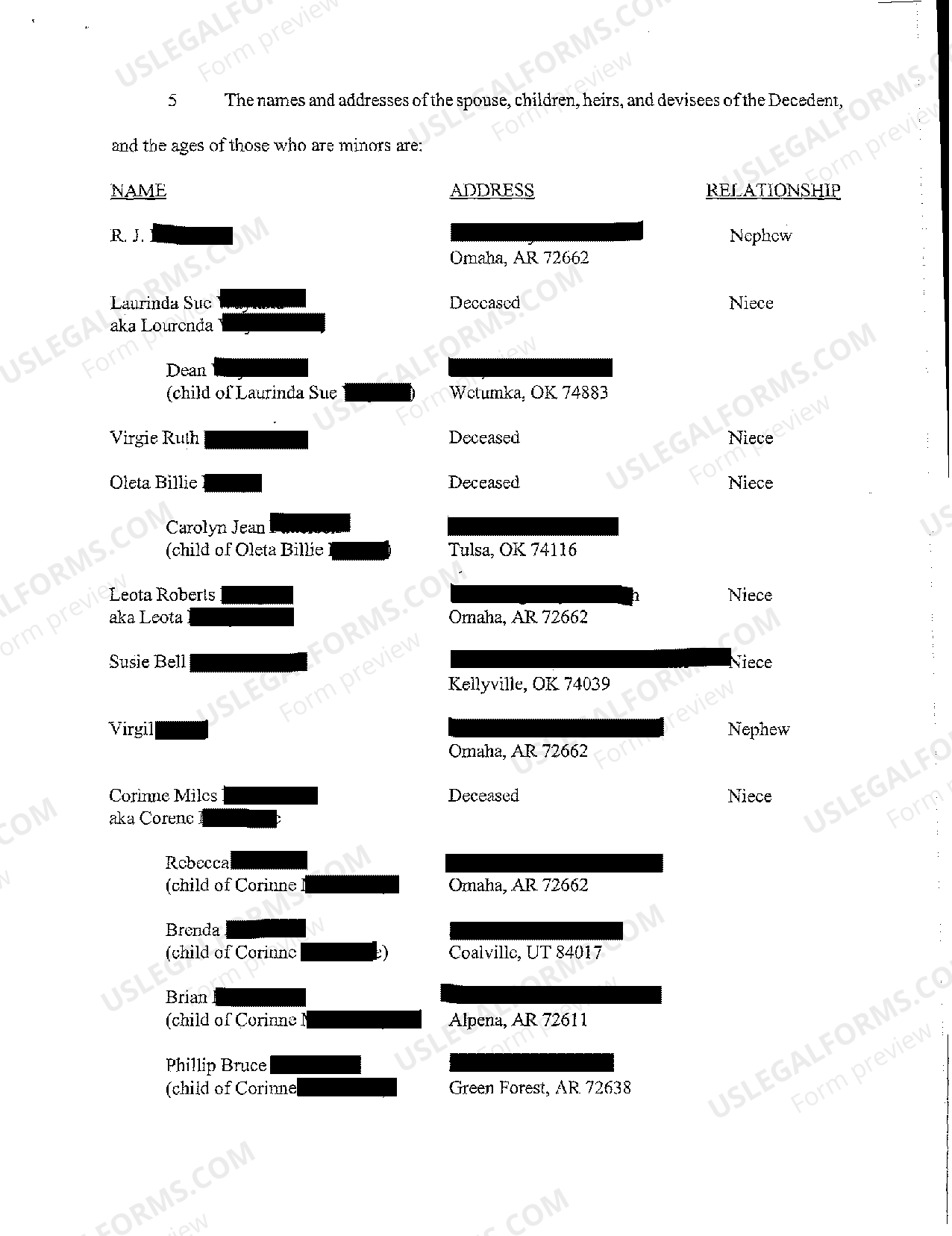 Utah Petition for Formal Probate of Will and Appointment of Personal Representatives | US Legal ...