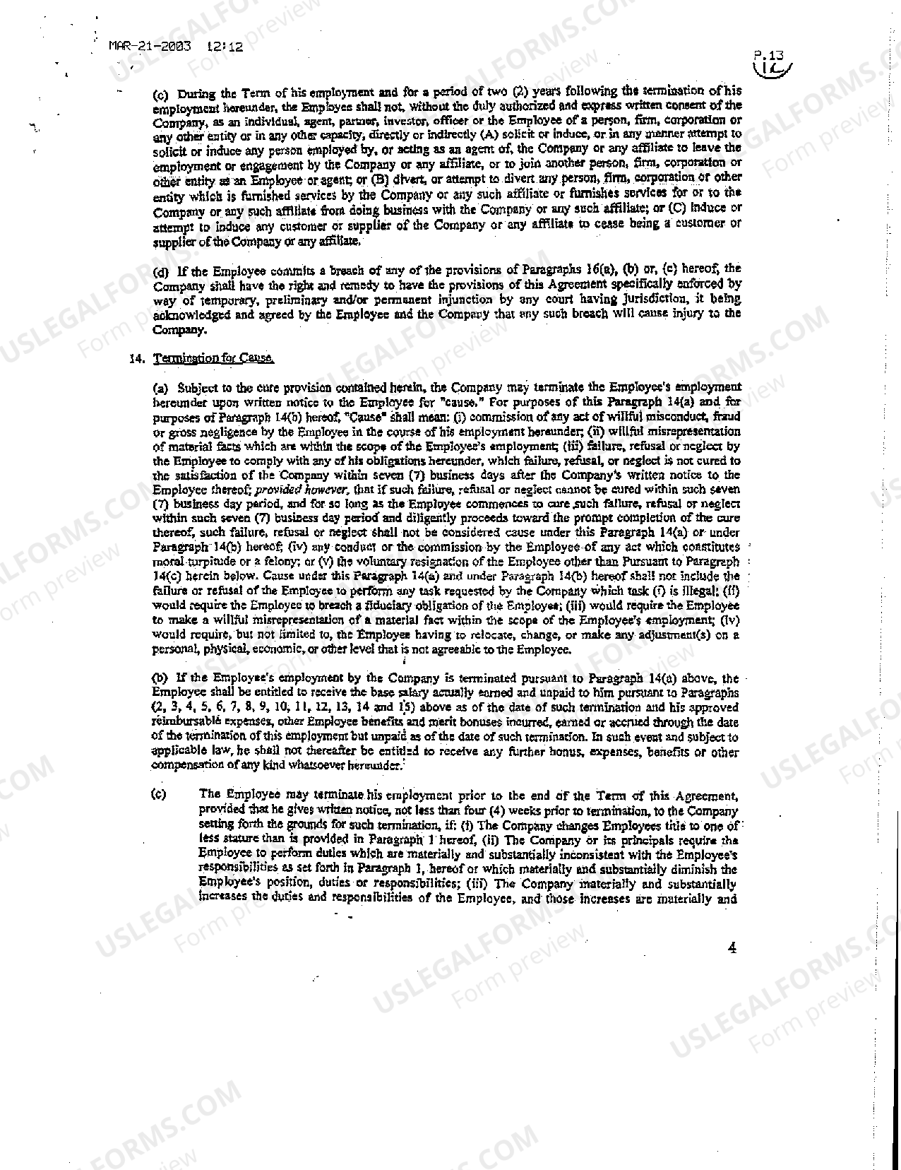 Utah Employment Agreement Form 630 | US Legal Forms