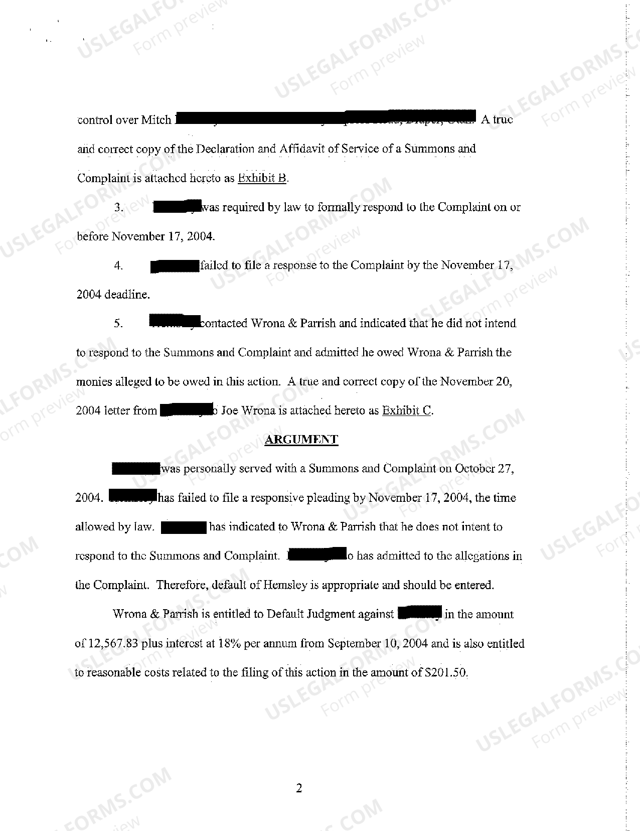 Utah Motion and Memorandum for Entry of Default Judgment | US Legal Forms