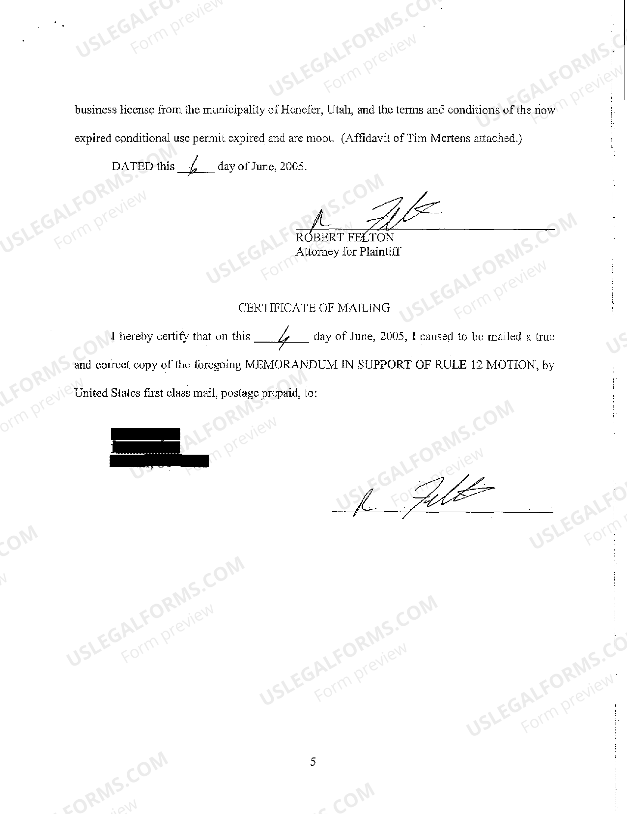 Utah Memorandum in Support of Motion to Dismiss and For More Definite Statement | US Legal Forms