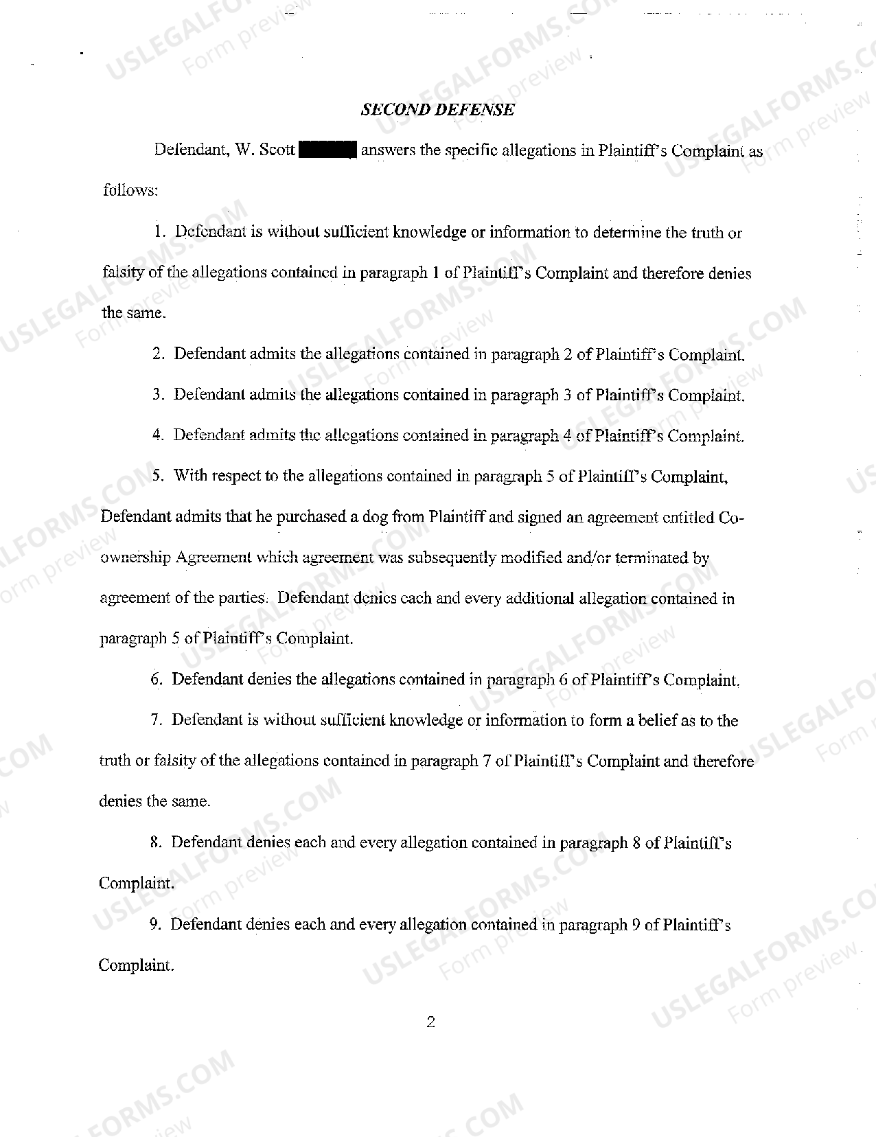 Utah Answer and Counterclaim | US Legal Forms