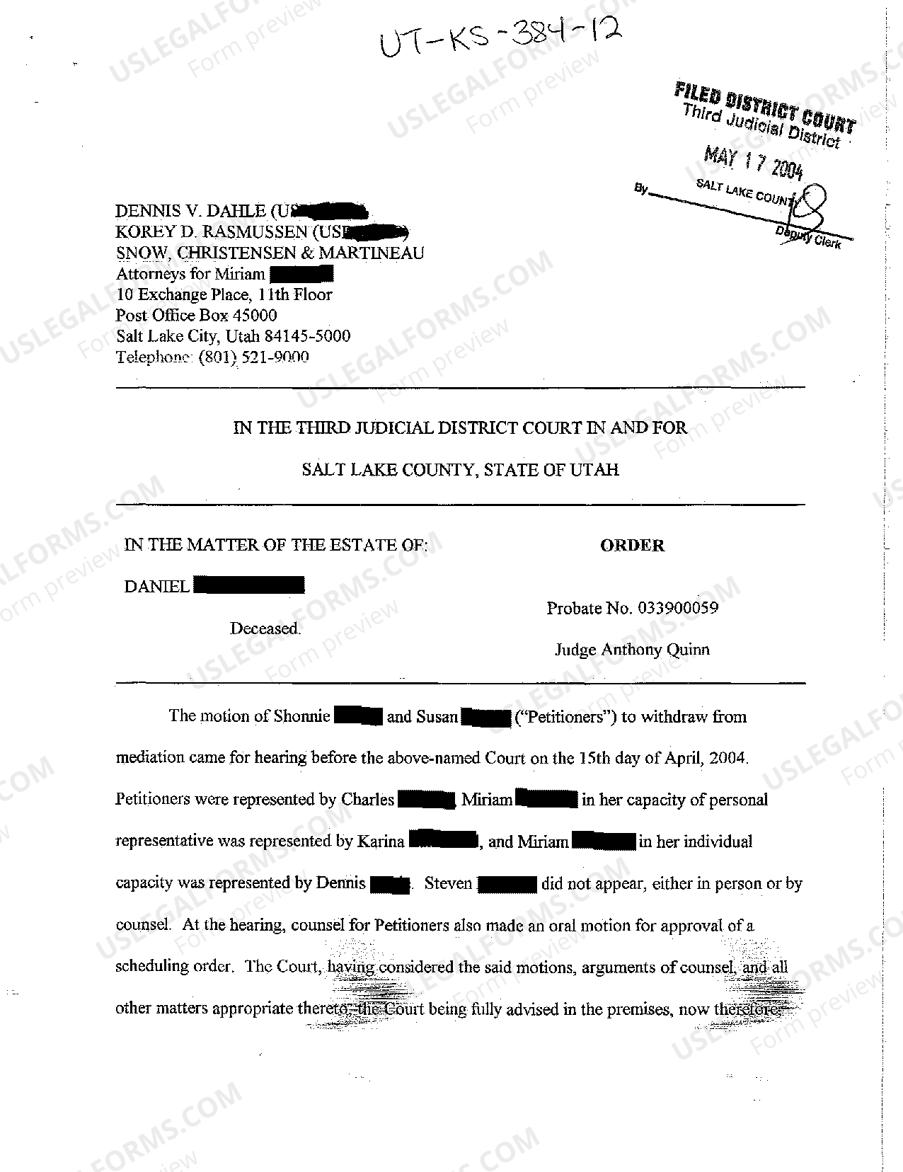 Minnesota Affidavit of Personal Service | US Legal Forms