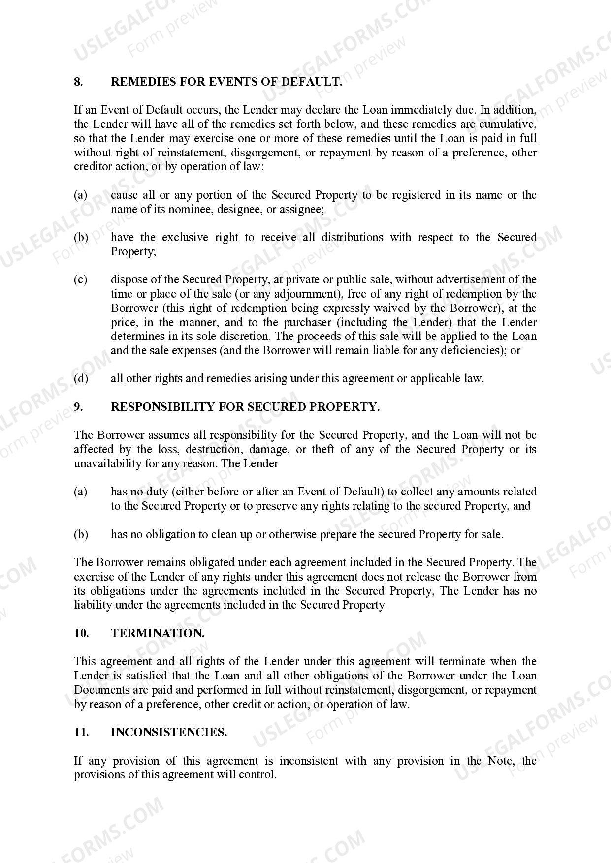 Utah Security Agreement | US Legal Forms