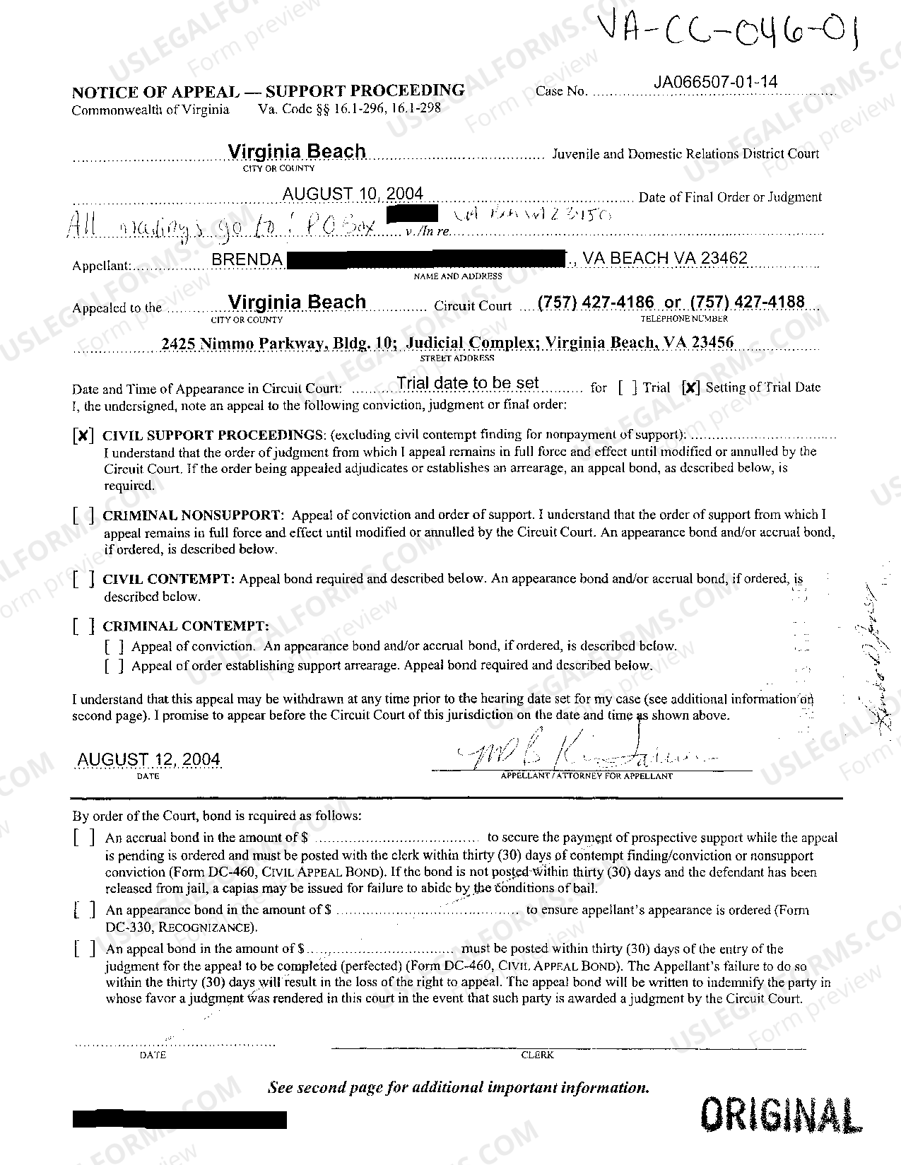 Petition for Termination of Parental Rights and Child Support ...