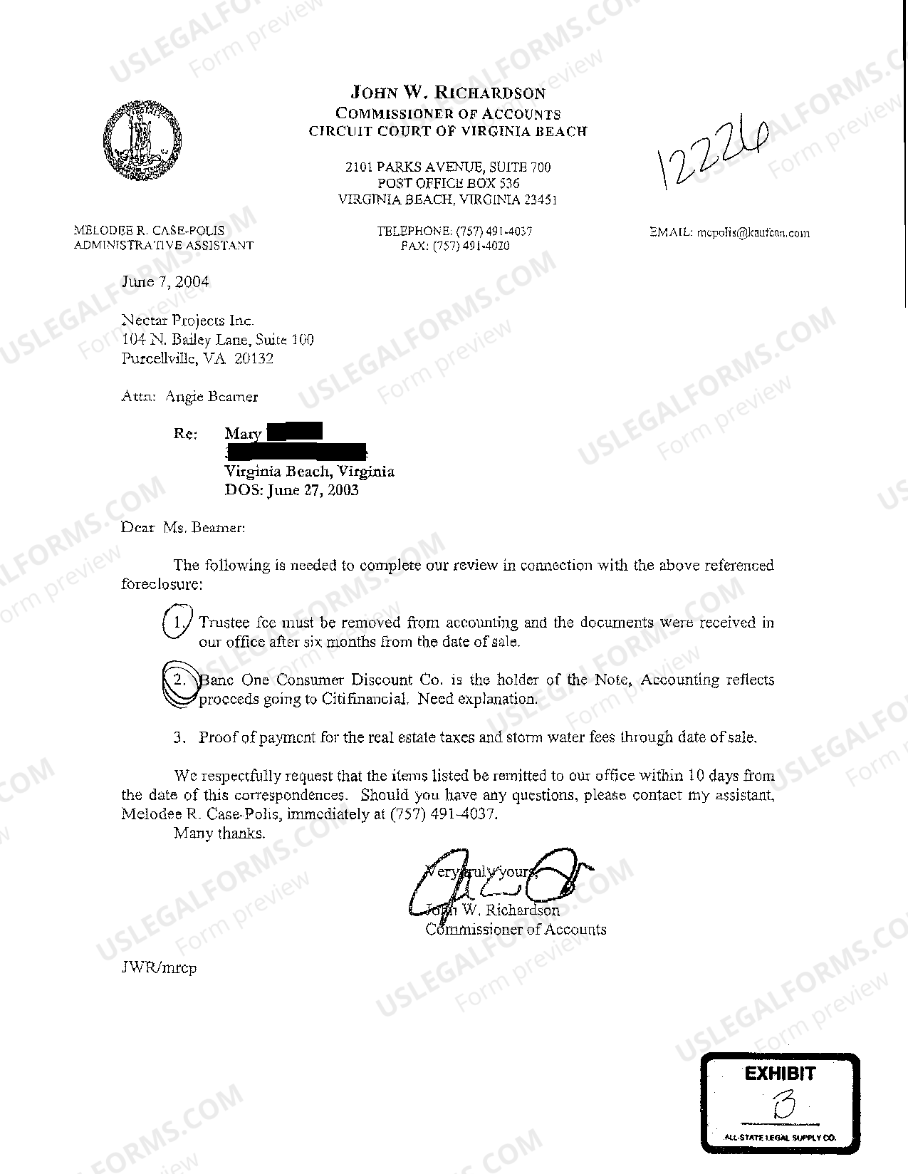 Virginia Probate Accounting Form | US Legal Forms