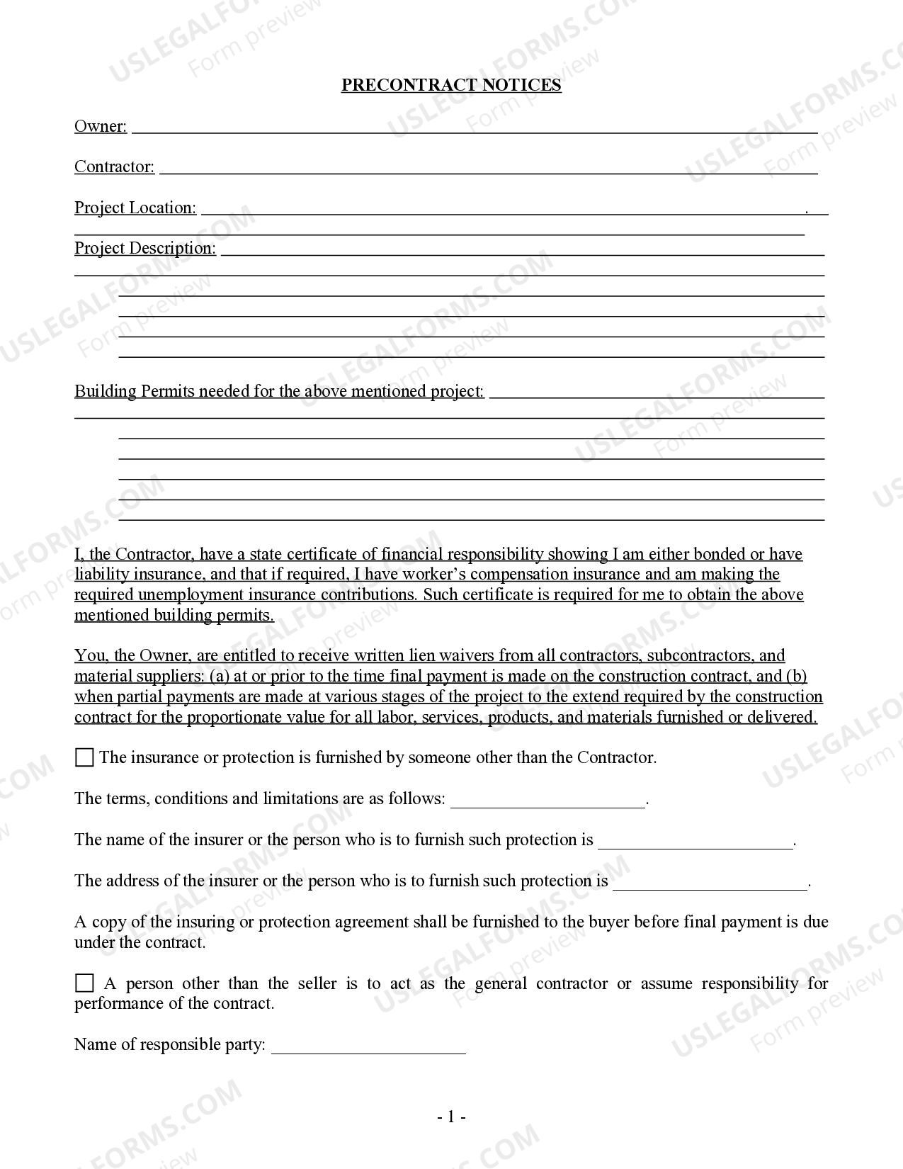 Wisconsin Sheetrock Drywall Contract for Contractor - Drywall Contract ...