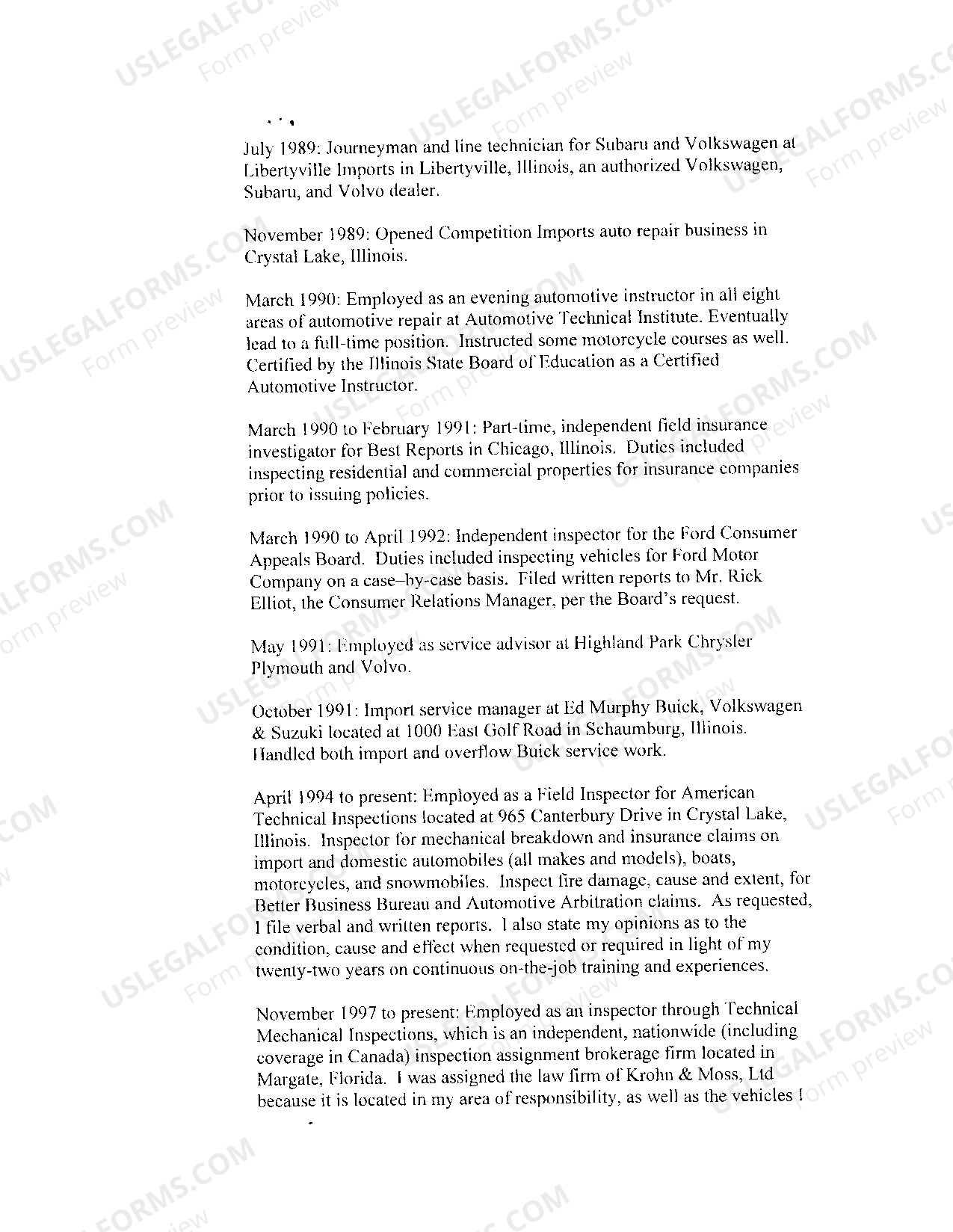 Wisconsin Plaintiff's Designation Of Expert Witness | US Legal Forms