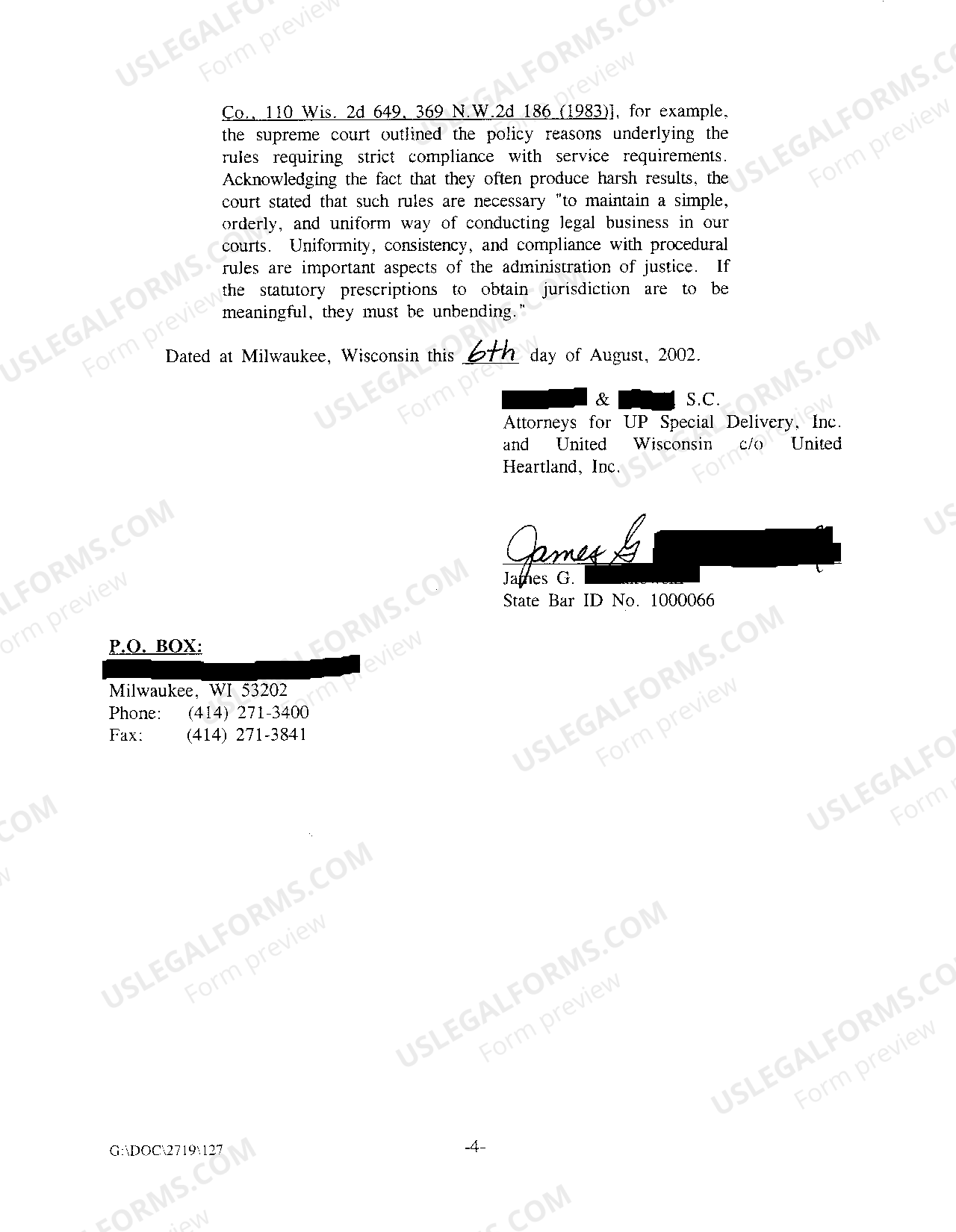 Wisconsin Notice Of Motion And Motion To Dismiss | US Legal Forms