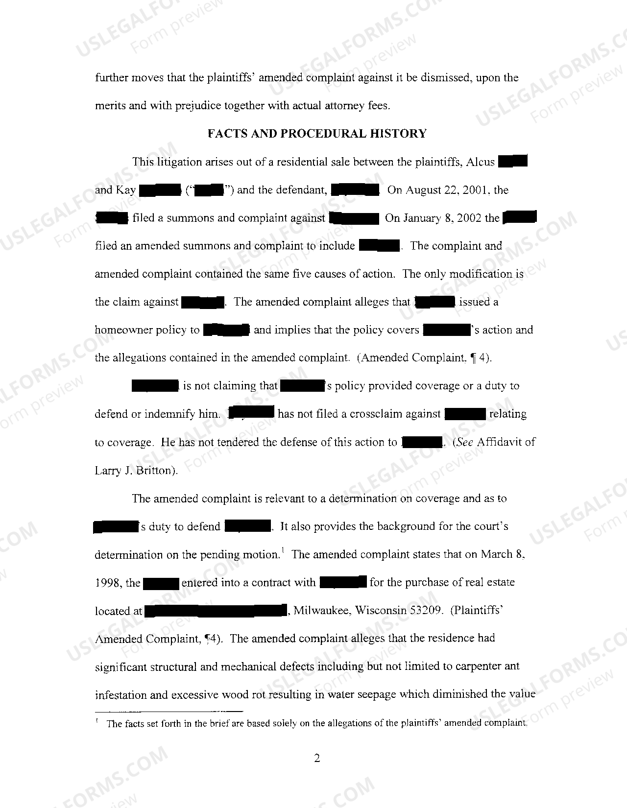 Wisconsin Brief In Support Of Motion For Summary And Declaratory ...