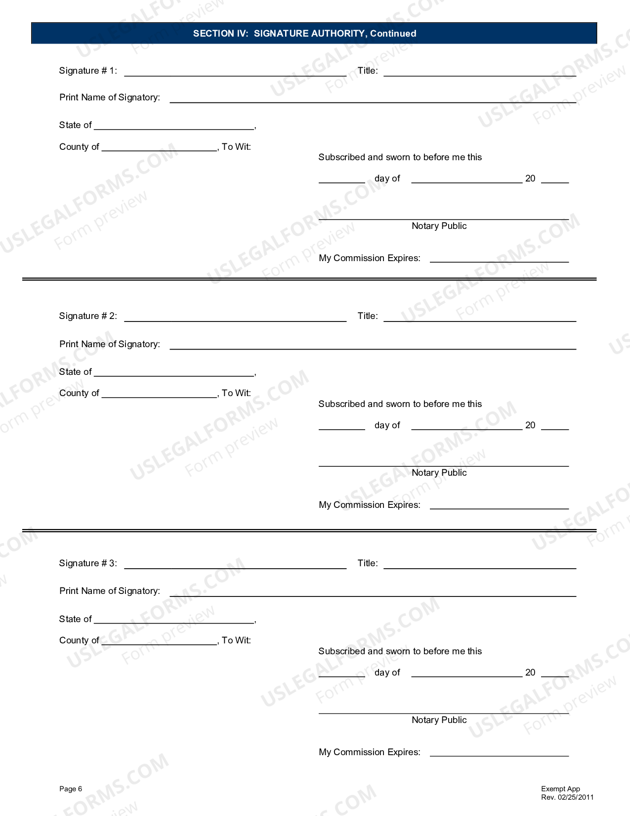 Application for Exemption from West Virginia Workers Compensation ...