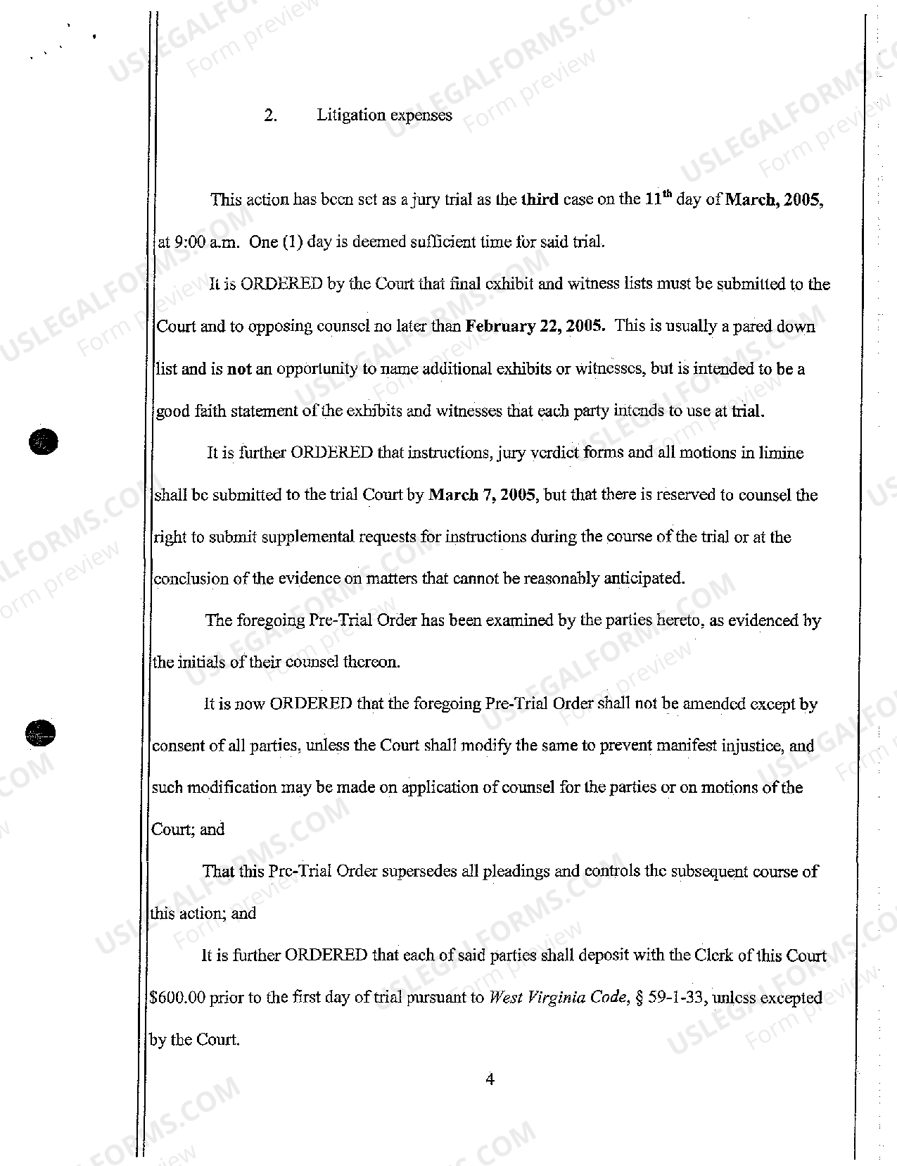 Motion For Scheduling Order Sample | US Legal Forms