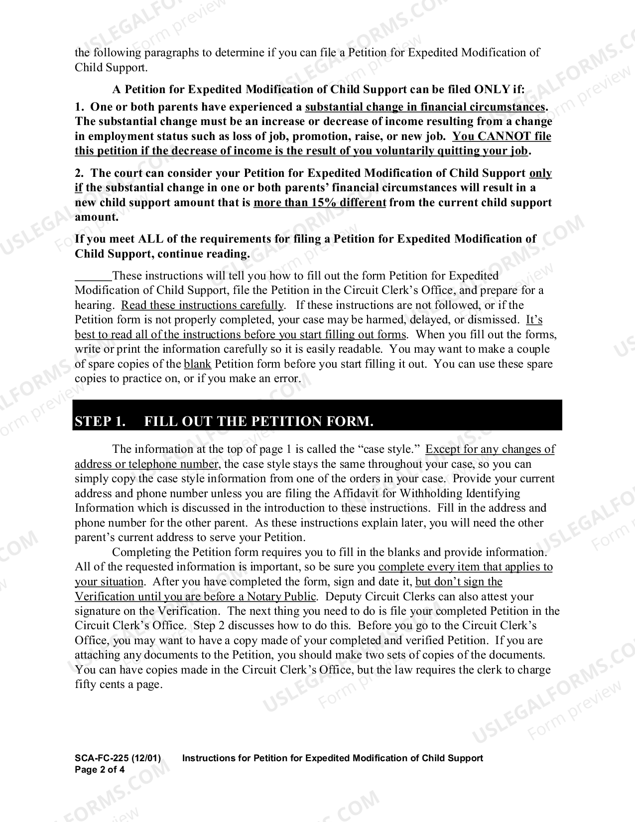 West Virginia Expedited Modification of Child Support - West Virginia ...