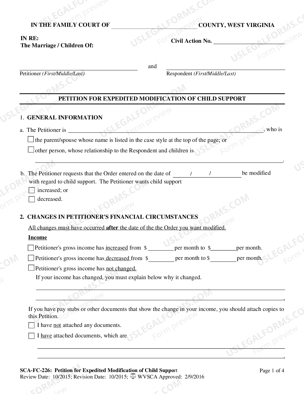 Virginia Child Support Modification Form For Address | US Legal Forms