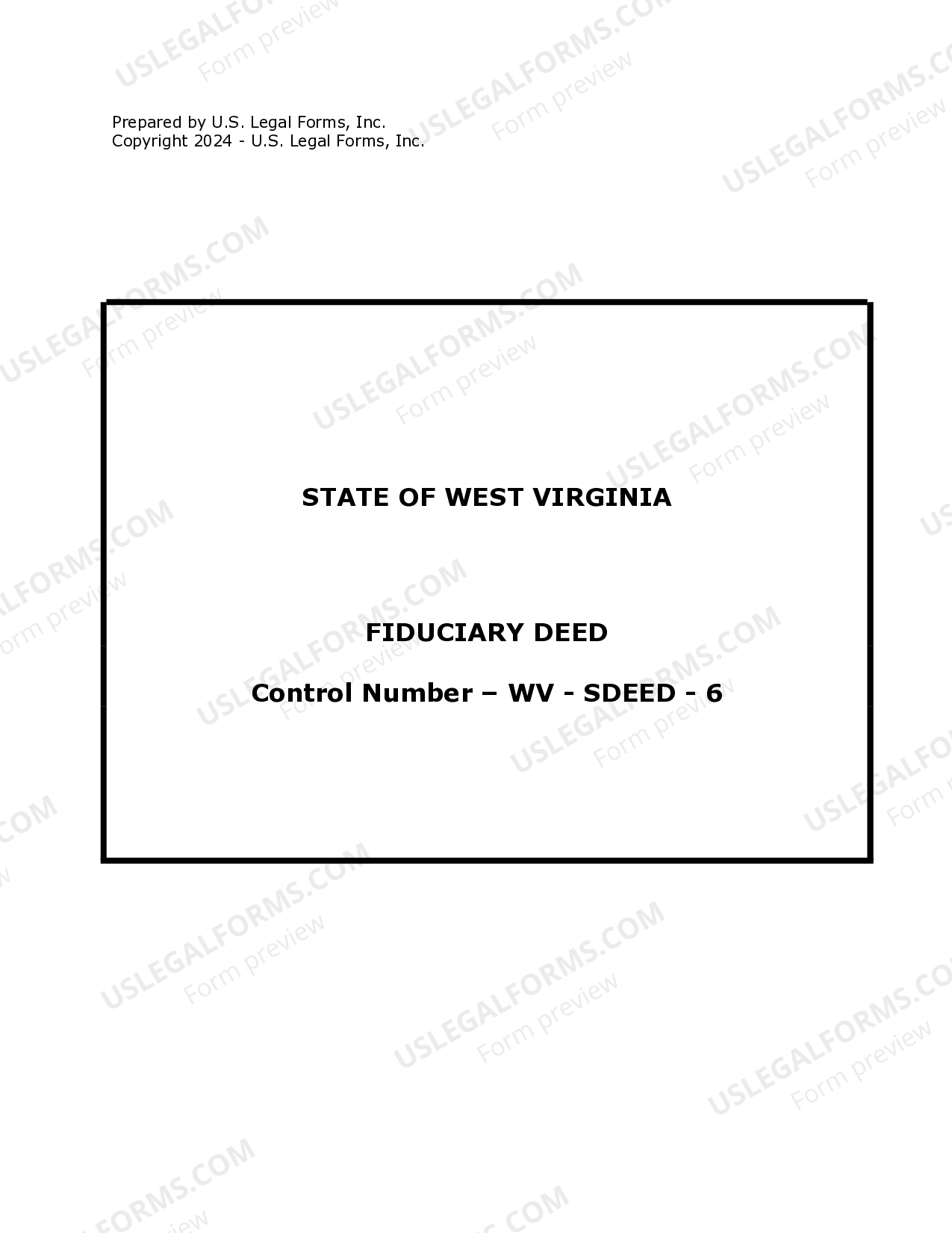 West Virginia Fiduciary Deed for use by Executors, Trustees, Trustors ...