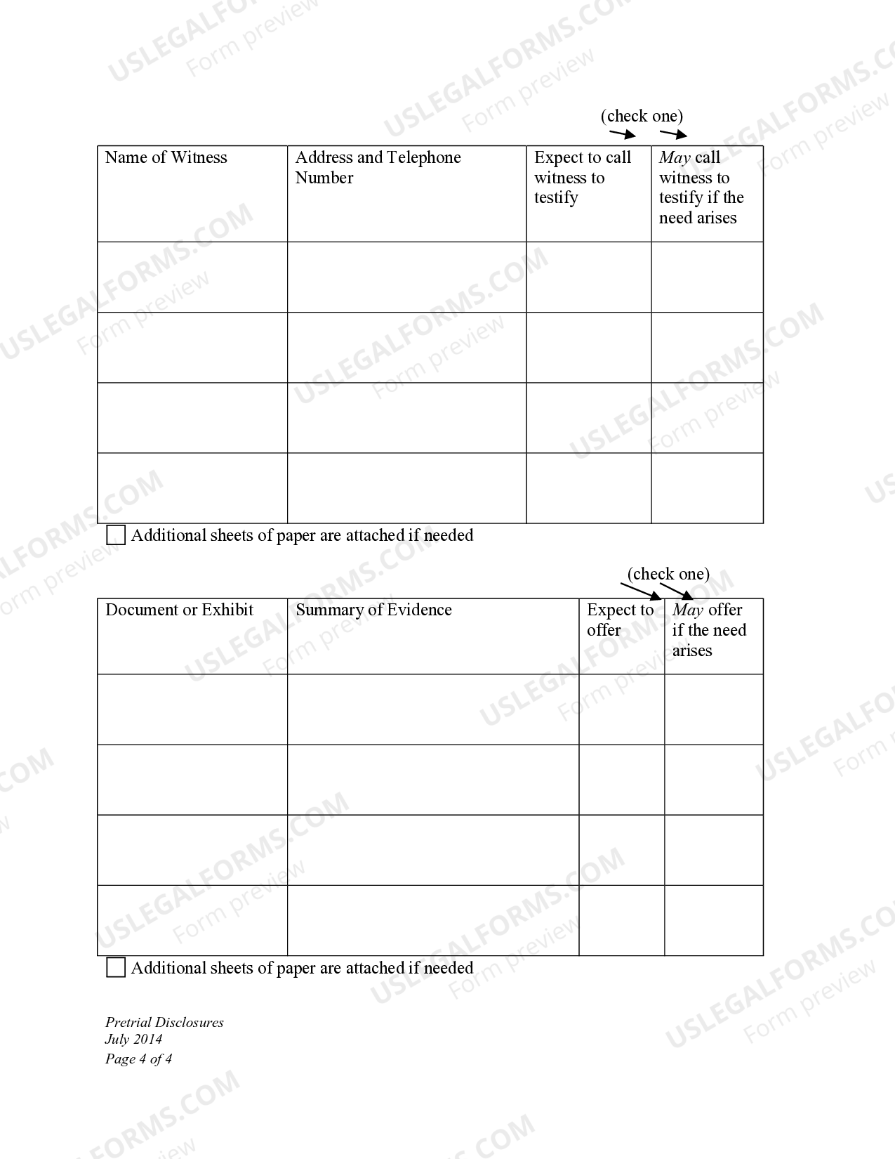 Required Pretrial Disclosures in Divorce Actions Pursuant to Wyoming ...